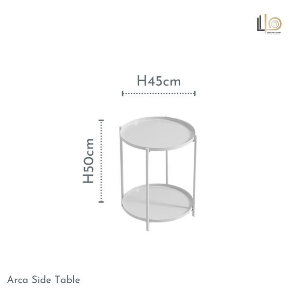Arca Side Table – Lines and Colours Home Decor